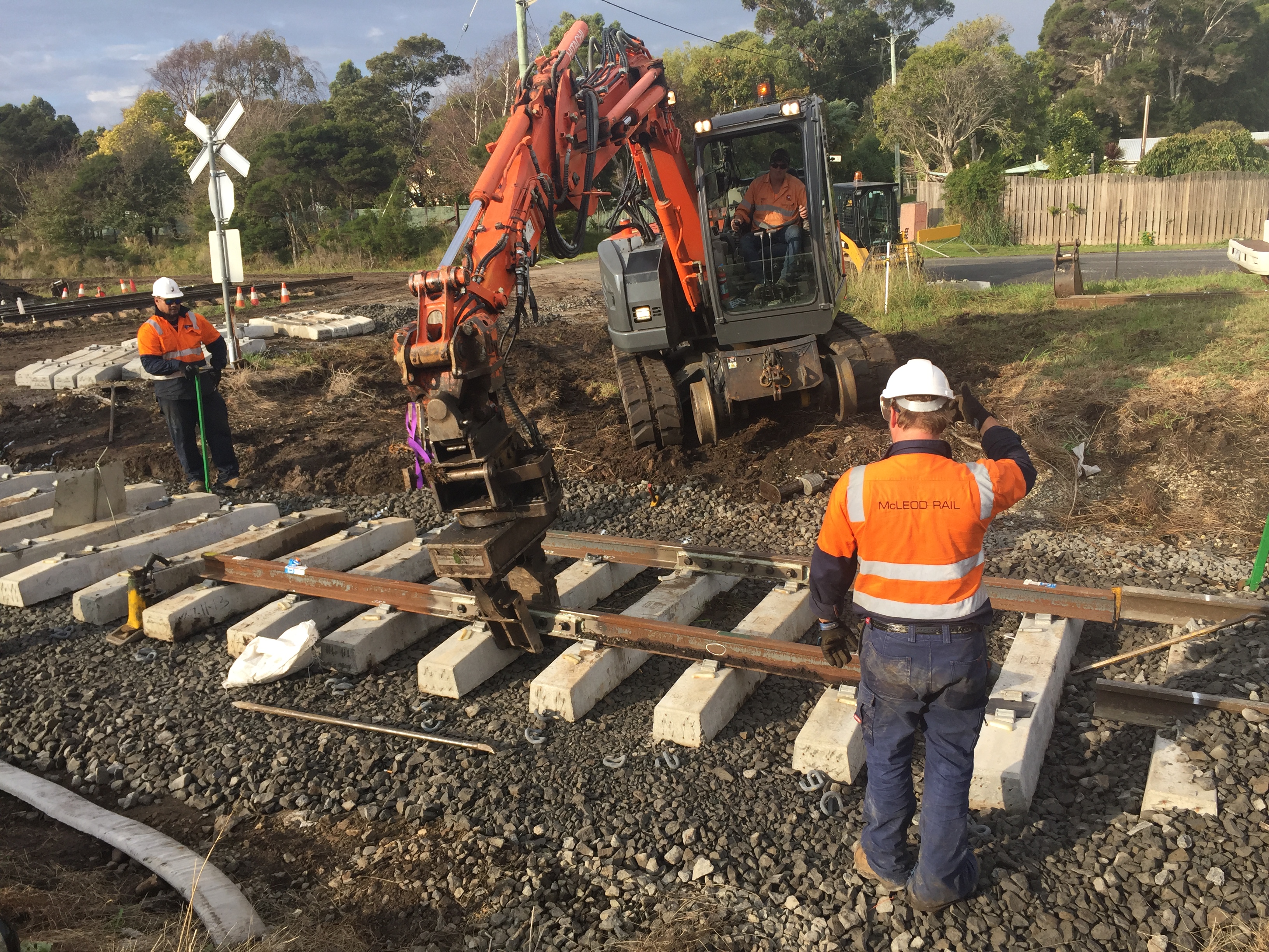 Level Crossing Upgrades Tasmania - McLeod Rail Pty Ltd