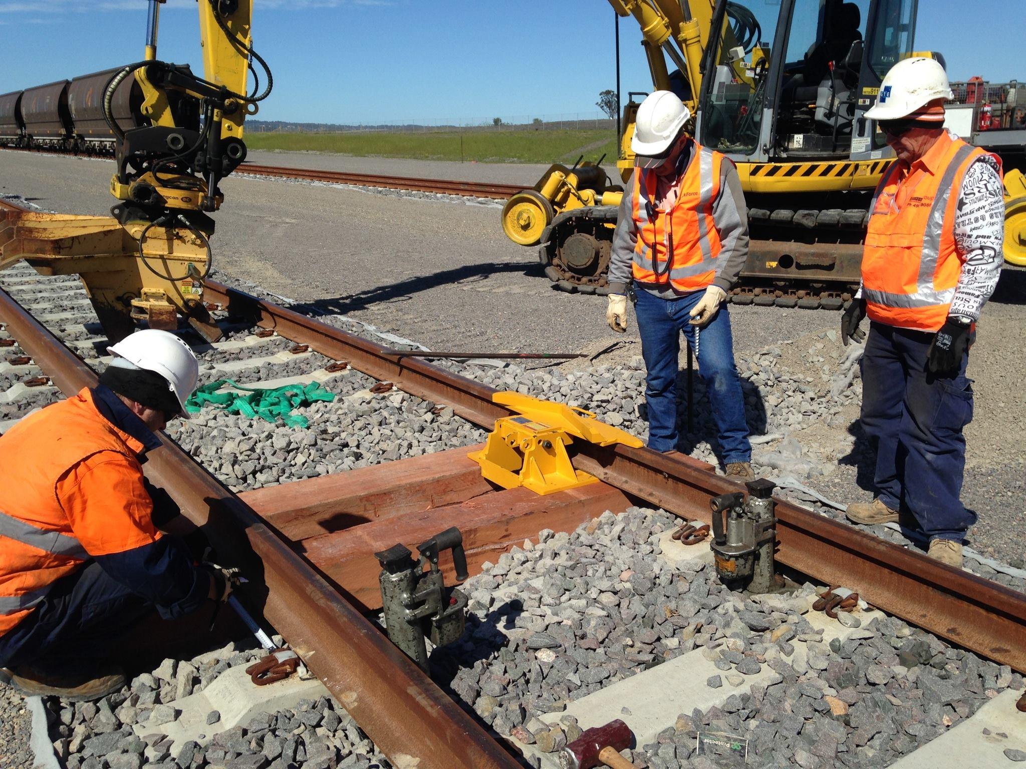 Hexham Derailer Installation - McLeod Rail Pty Ltd