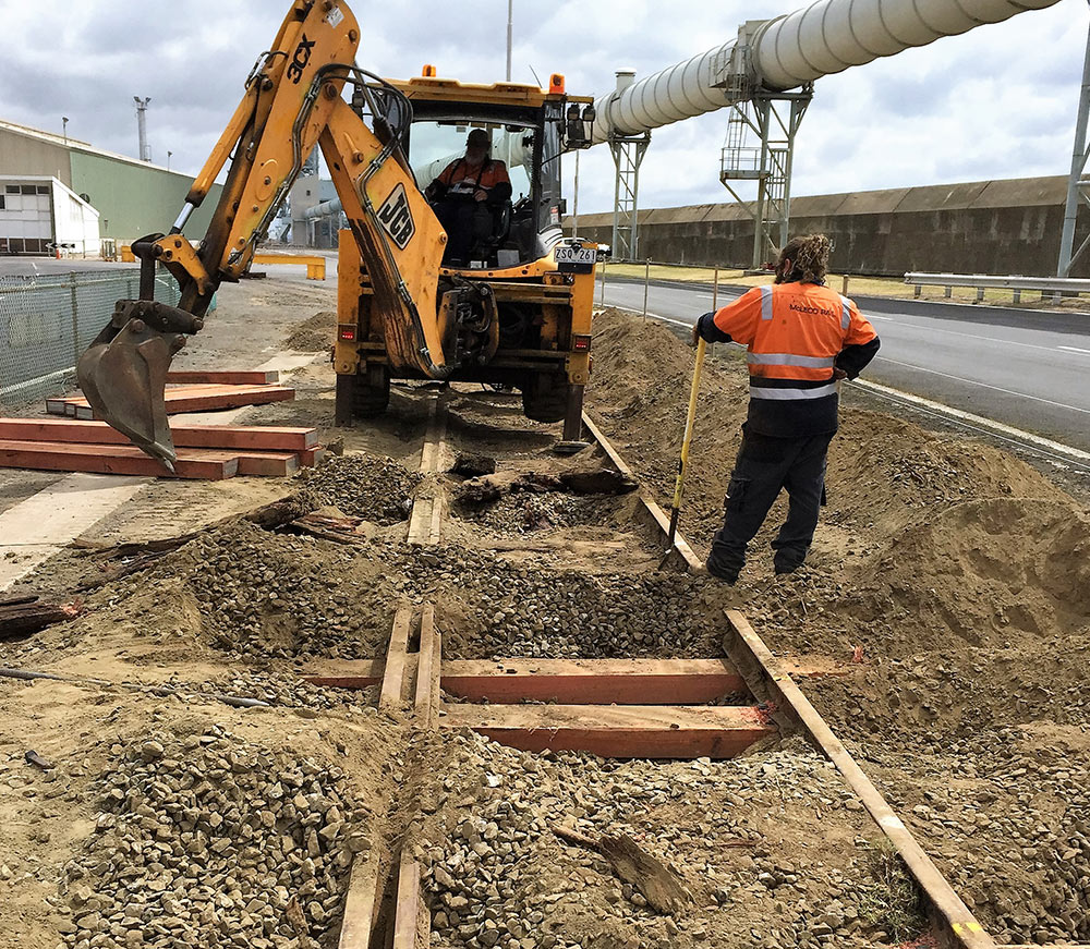 Yard Track Reopening Works - McLeod Rail Pty Ltd